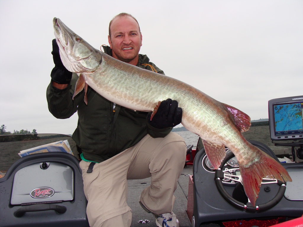 DAN KUESIS LANDS HUGE MUSKIES with BIG DOG RODS